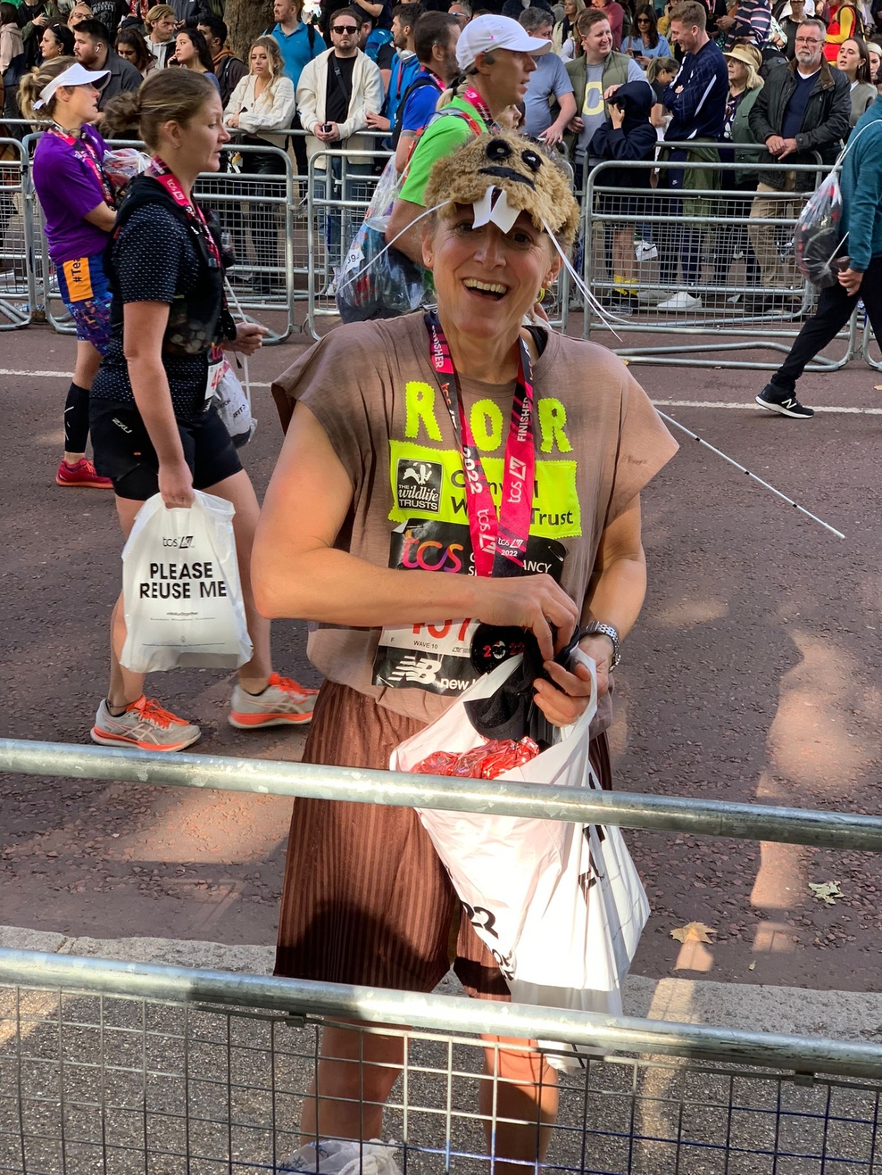 Rory runs the London Marathon for our Helman Tor nature reserve ...