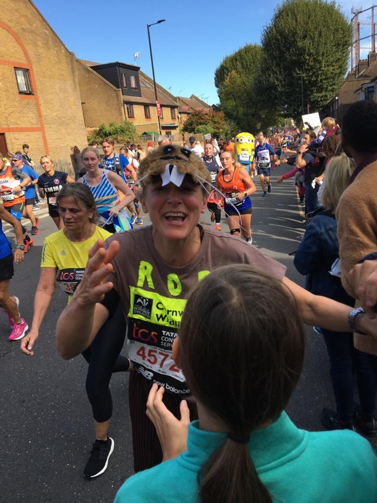 Rory runs the London Marathon for our Helman Tor nature reserve ...