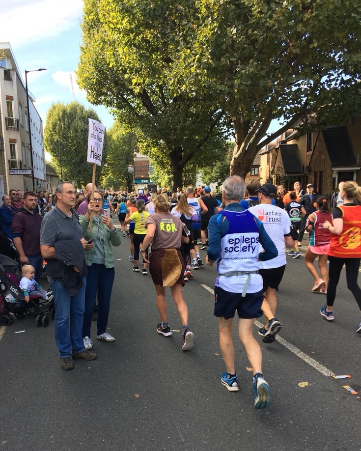 Rory runs the London Marathon for our Helman Tor nature reserve ...